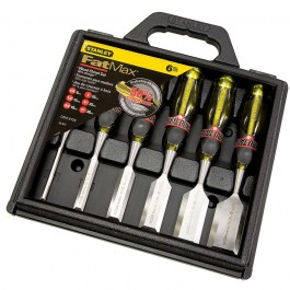 Stanley Fatmax Chisel Set Thru-Tang Butt 6 Piece | ToolHub.com.au