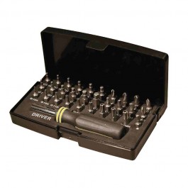 Stanley Screwdriver Set Tamperproof Bit Kit With Driver 31 Piece ...