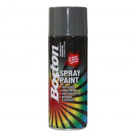 Boston Spray Paint - Grey Primer Enamel 250gm | ToolHub.com.au