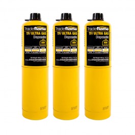 Tradeflame Ultra Gas 400G - 3 Pack | ToolHub.com.au