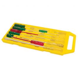 Stanley Screwdriver Set Acetate Handle Industrial 14 Piece | ToolHub.com.au