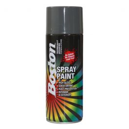 Boston Spray Paint - Grey Primer Enamel 250gm | ToolHub.com.au