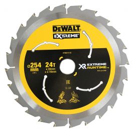 DEWALT XR EXTREME RUNTIME Circular Saw Blade 254mm X 24T (16/20/25/25.4 ...