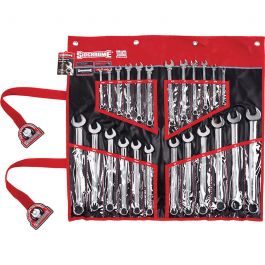 Sidchrome Spanner Set Combination Metric/AF 24 Pieces | ToolHub.com.au
